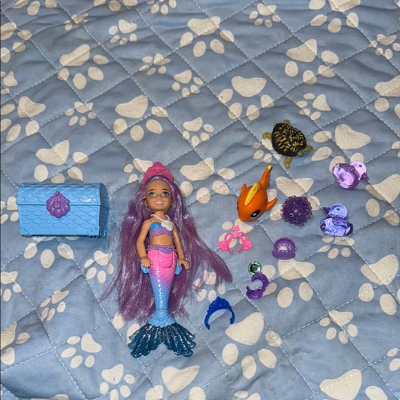 Barbie | Toys | Barbie Mermaid Chelsea Doll With Purple Hair And ...